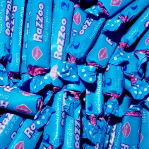 Blue Raspberry Razzoo's - 10 piece – The Lolly Co